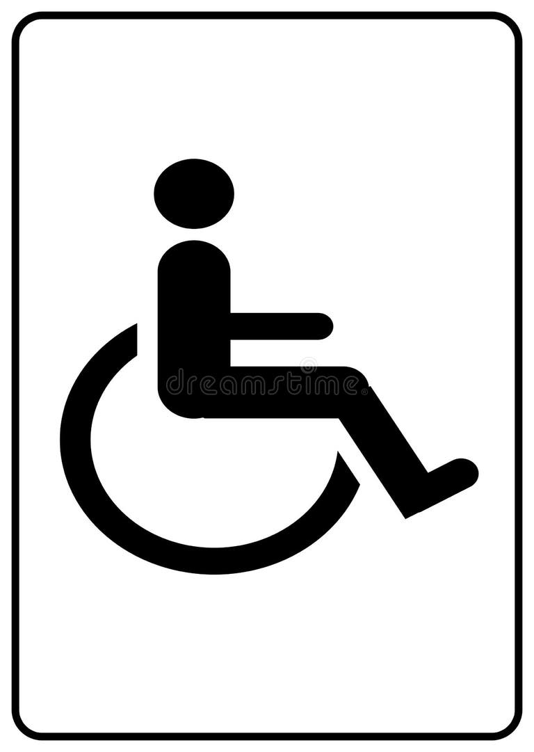 Handicapped Symbol Black Stock Illustrations – 2,980 Handicapped Symbol ...
