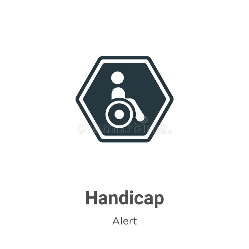 Handicapped Sign Icon in Filled, Thin Line, Outline and Stroke Style ...