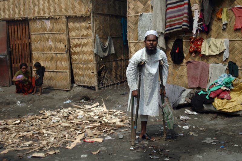 Handicapped editorial photo. Image of slum, shades, muslim - 20989591