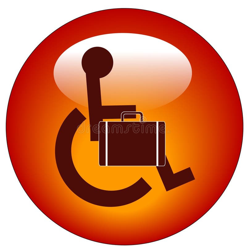 Handicap symbol stock vector. Illustration of handicapped - 4756125