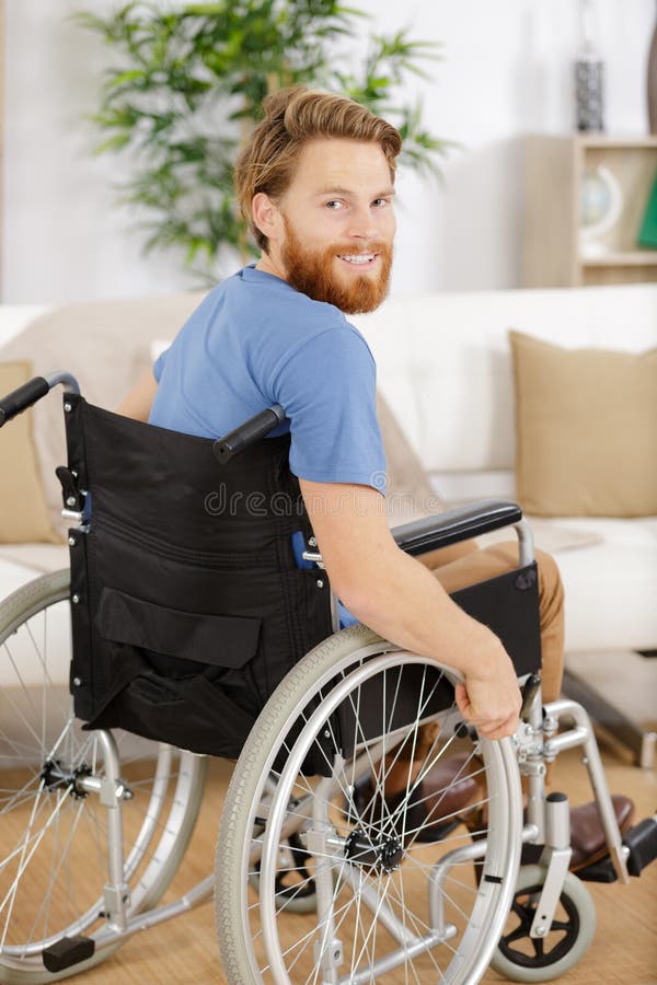 Handicapped Man on Wheelchair Working Out Stock Photo - Image of ...