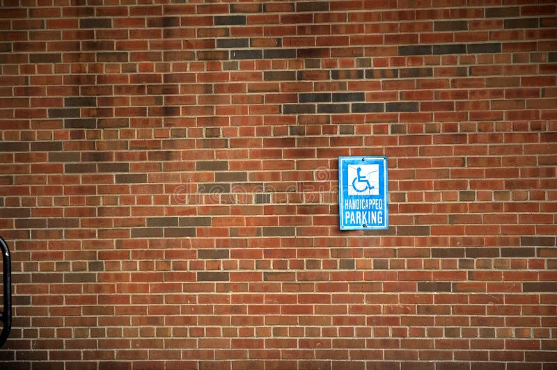 Handicapped Parking Sign stock image. Image of handicap - 58191