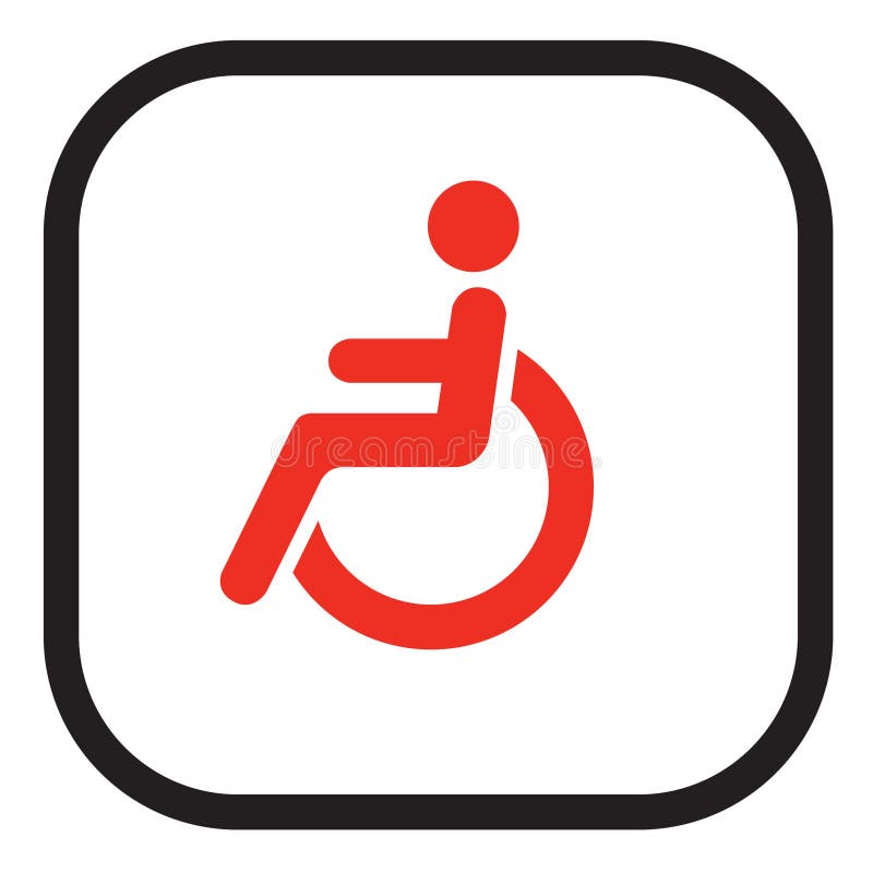 Handicapped sign stock illustration. Illustration of handicapped - 8560645