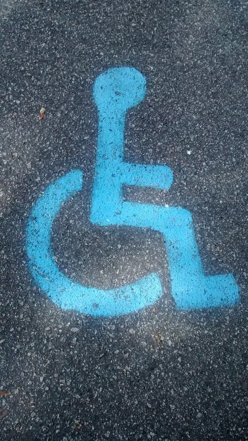 Handicapped space stock image. Image of sign, space, handicapped - 48134185