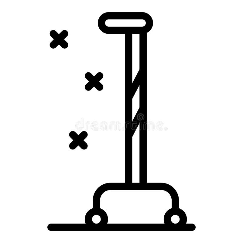 Walking Frame Icon, Cartoon Style Stock Vector - Illustration of male ...