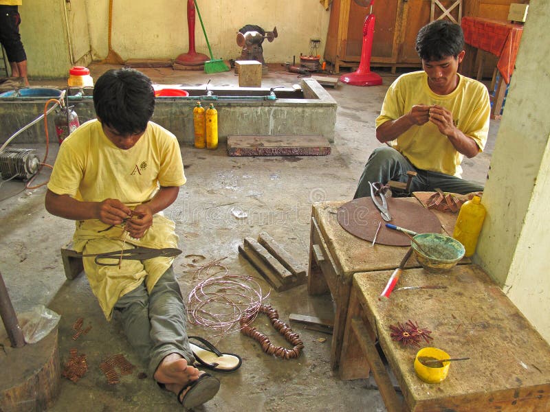 Handicraft in Cambodia editorial photo. Image of jewelry - 24143951