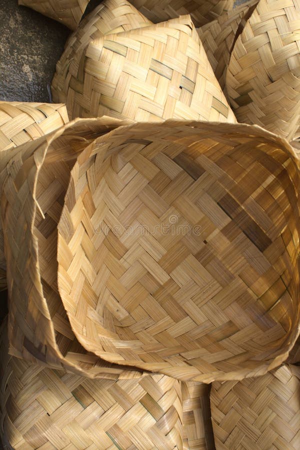 Bamboo craft square stock photo. Image of soil, leaf - 241087570