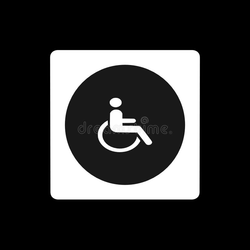 Handikappad Symbol, Illustration Stock Illustrationer - Illustration av ...