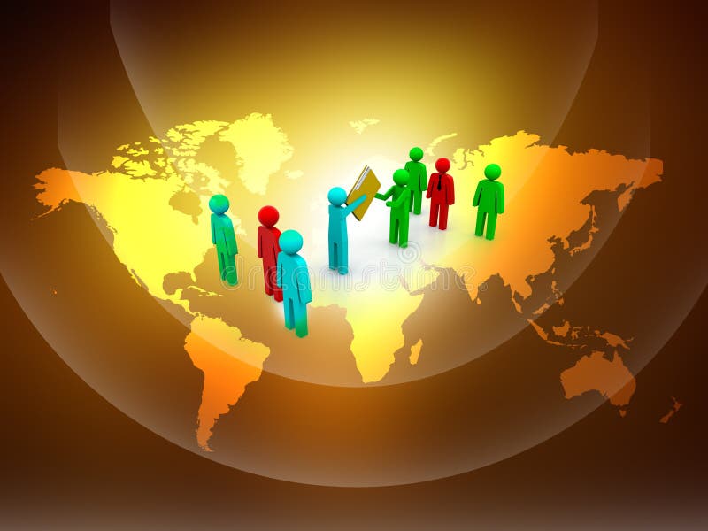 Handing over document stock illustration. Illustration of mates - 32903036