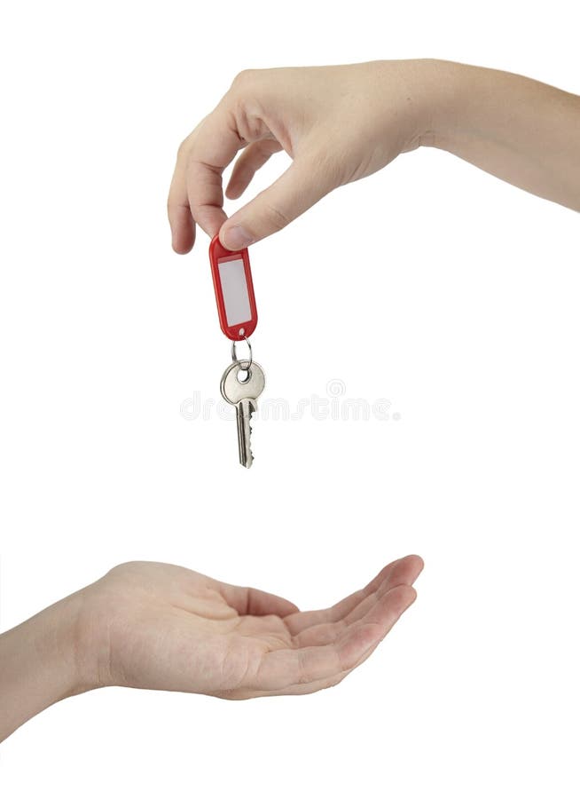 Handing over the keys stock image. Image of hand, divorce - 2296311