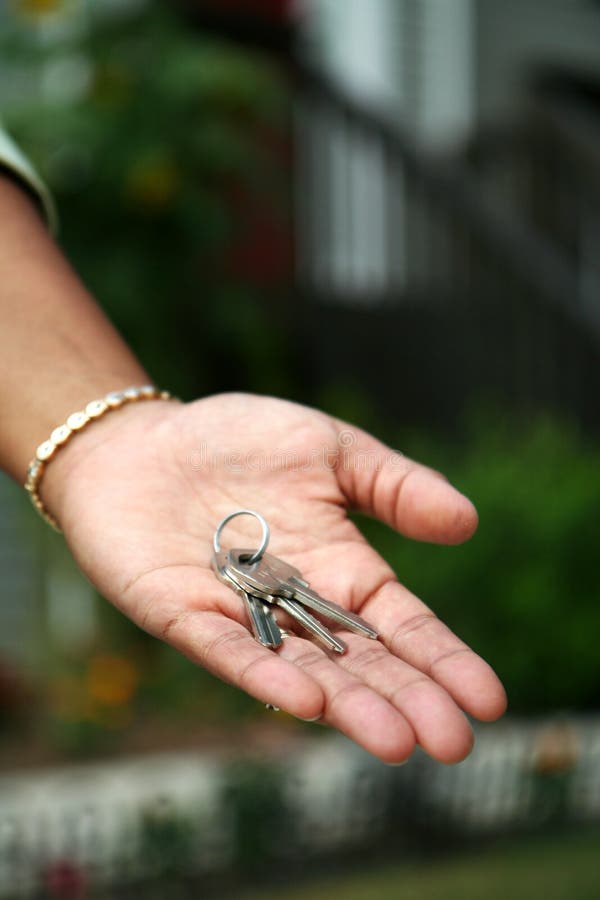Handing Over the Keys stock image. Image of loan, buyer - 1221811