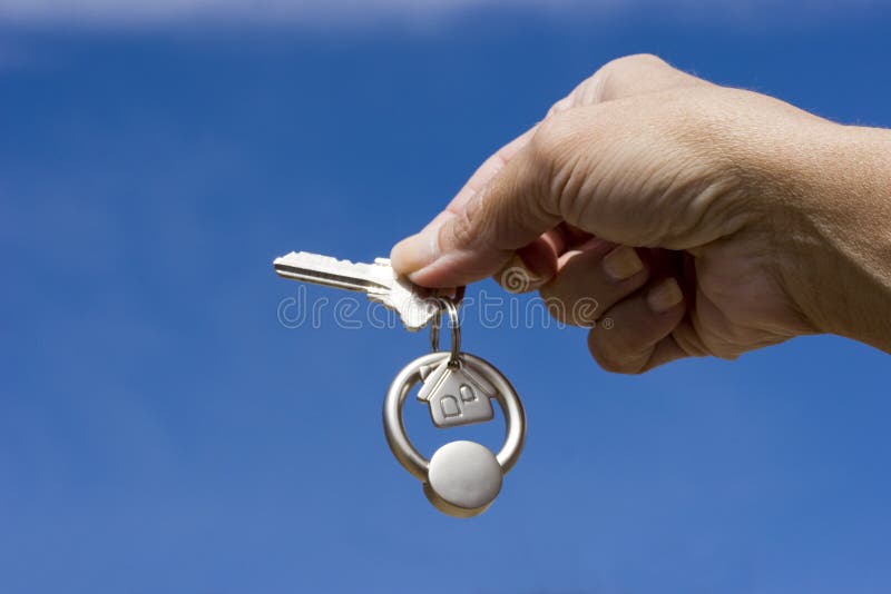 Handing over the keys stock image. Image of loan, keys - 337327