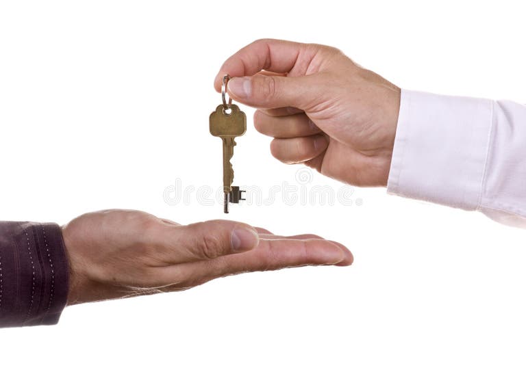 Handing over keys stock photo. Image of home, partnership - 5761270