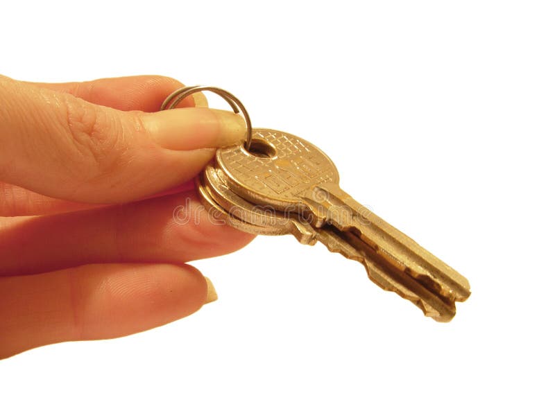 Handing over the keys stock image. Image of house, antique - 254553