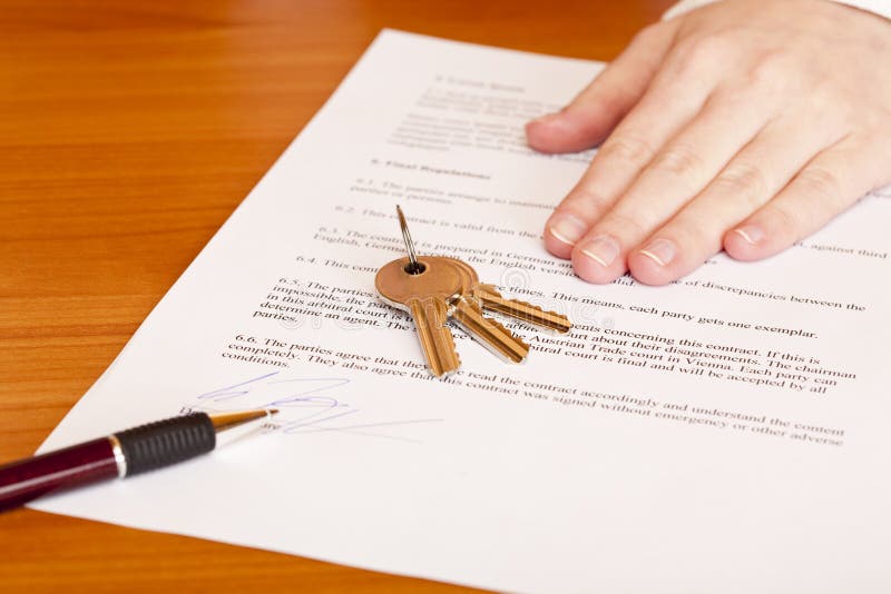 Signing stock photo. Image of form, department, keyring - 7845878