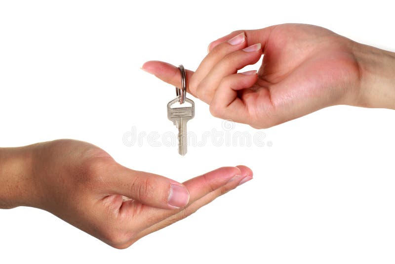 Handing over the keys stock photo. Image of buying, holding - 39472320