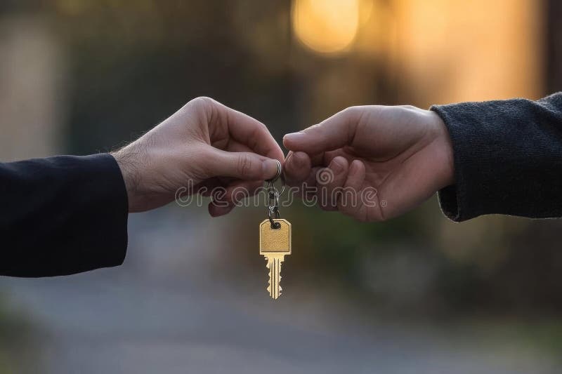 Handing Over the Keys, a Symbol of New Beginnings and Ownership Stock ...