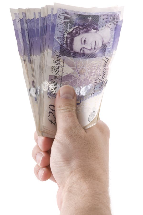 Handing over the money editorial stock photo. Image of pounds - 5315413