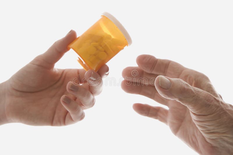 Handing Patient Prescription Stock Photo - Image of adult, care: 2046828