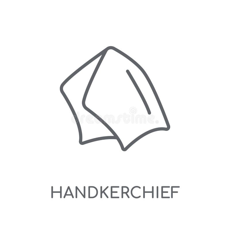 Linear Handkerchief Icon from Magic Outline Collection. Thin Line ...