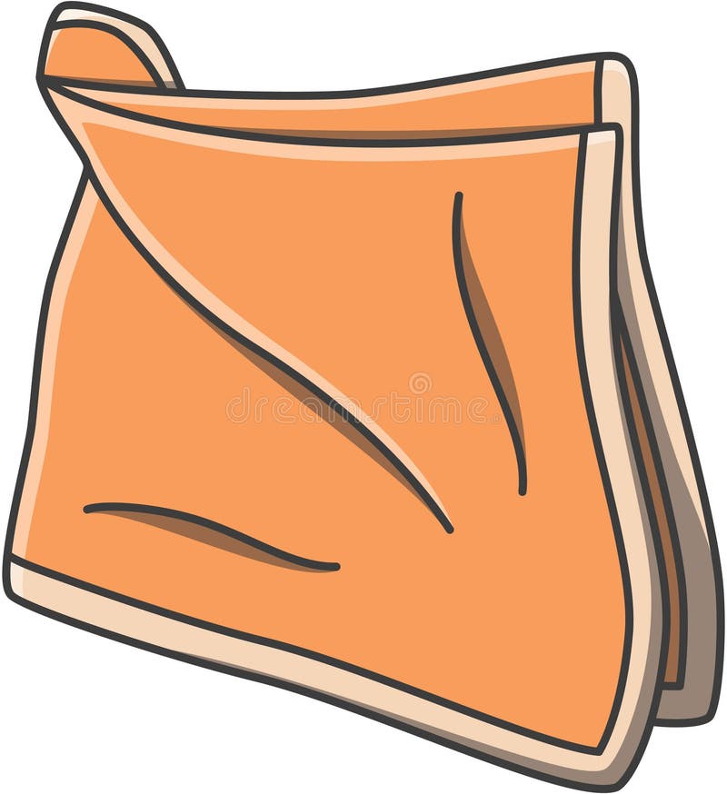 Handkerchief Vector Object Design Illustration Hand Draw Stock Vector ...