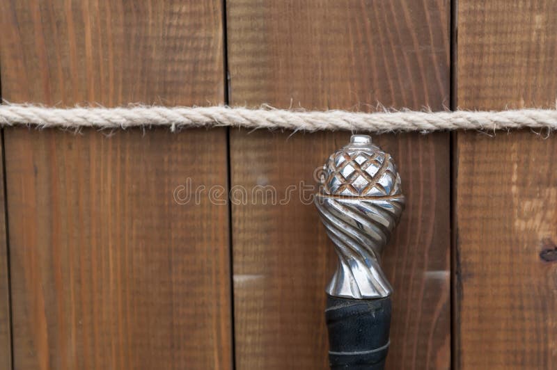 Handle of Ancient Beautiful Sword Stock Photo - Image of metal, natal ...