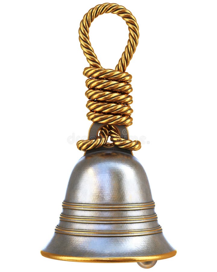 Handle bell stock illustration. Illustration of bronze - 81345601