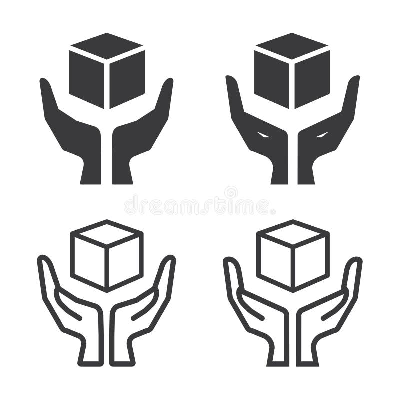 Handle with Care Icon, Packaging Sign Isolated Vector Illustration ...