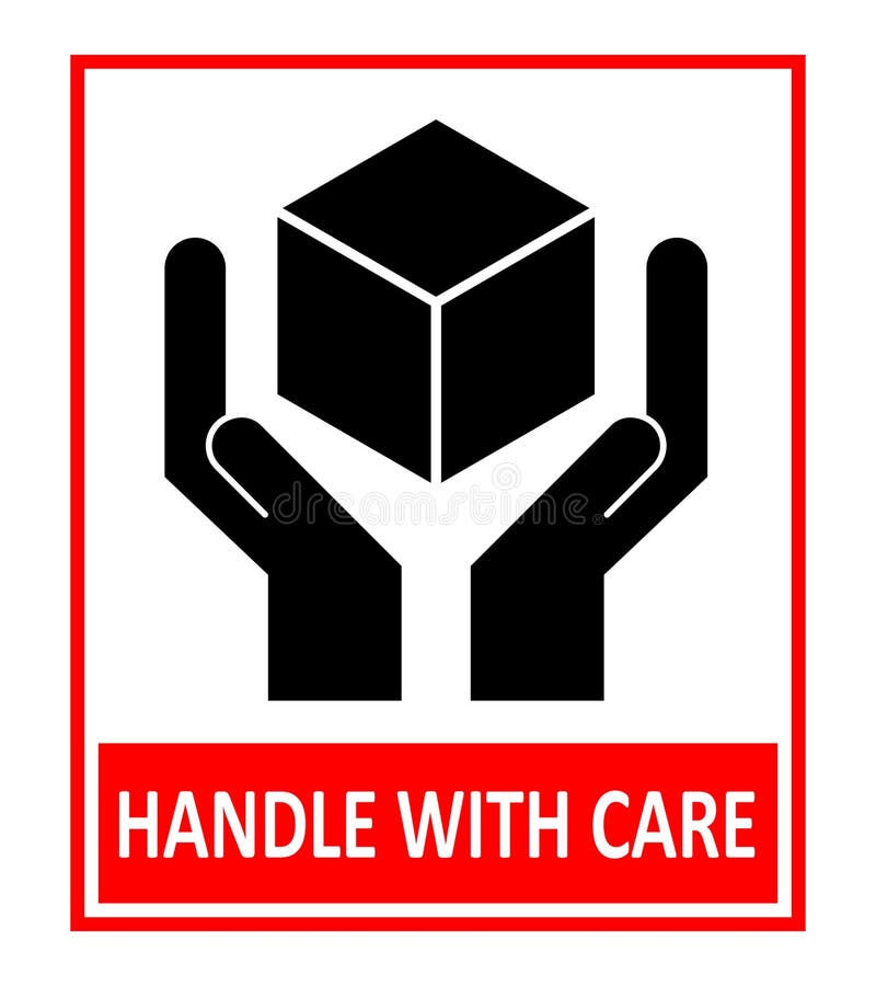 Fragile, Handle with Care, Sticker and Label Vector Stock Vector ...