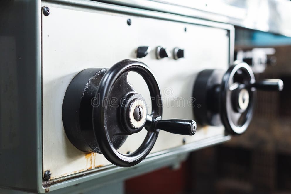 Handle control machine. stock image. Image of equipment - 190296803