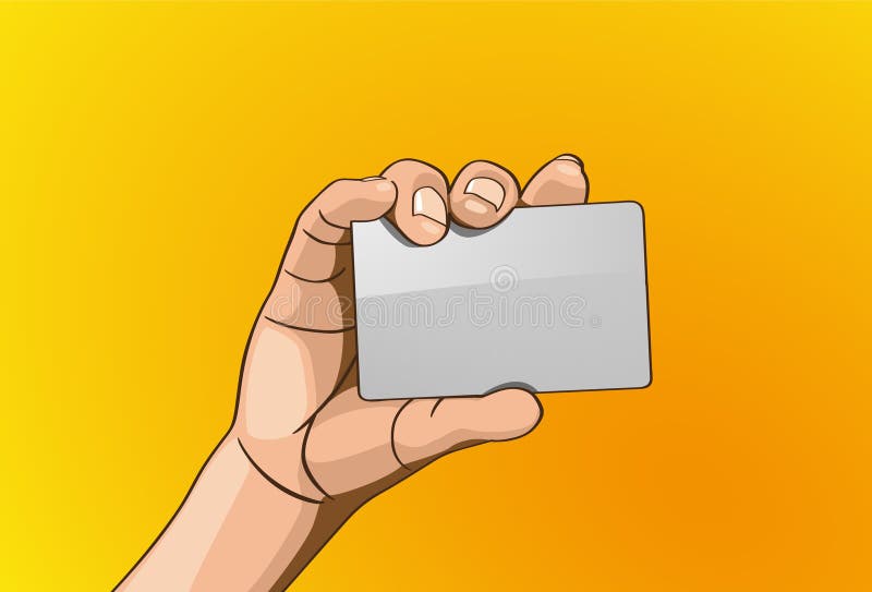 Handle Credit Cards stock vector. Illustration of human - 43998753