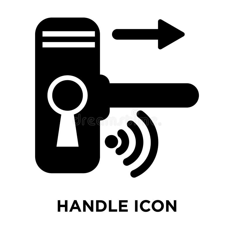 Handle Concept Vector Linear Icon Isolated on Transparent Background ...