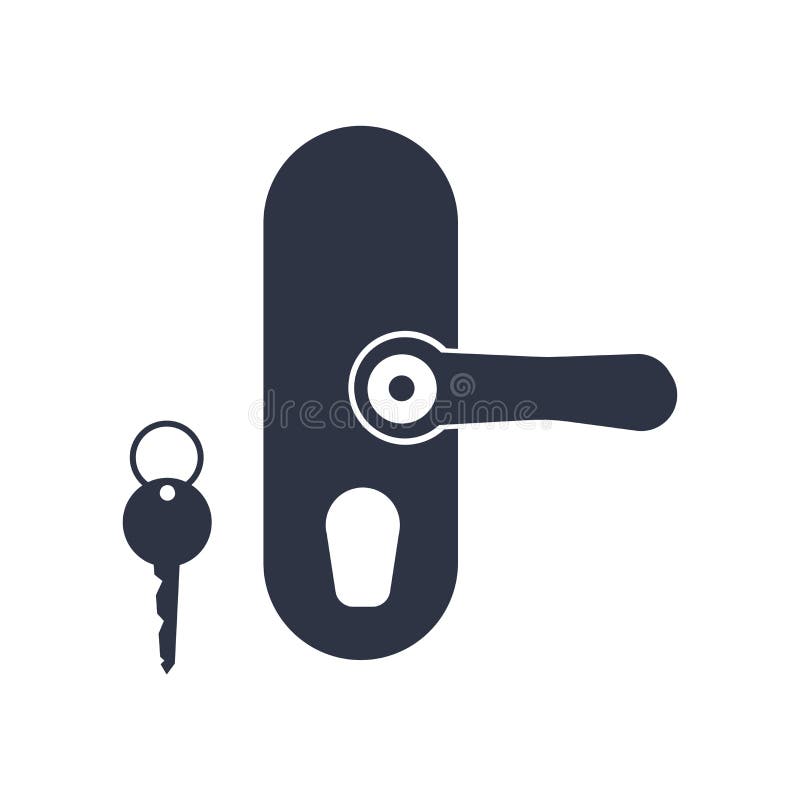 Handle Icon Vector Sign and Symbol Isolated on White Background, Handle ...