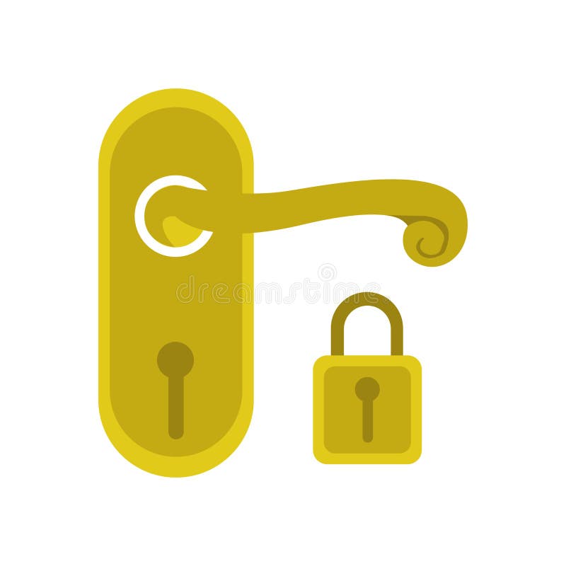 Handle Icon Vector Sign and Symbol Isolated on White Background, Handle ...