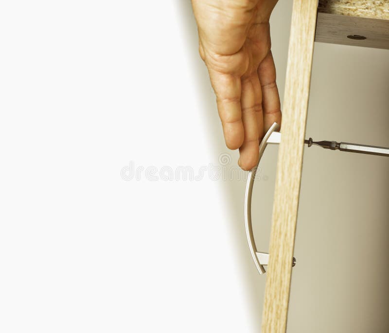 The Handle is Installed in the Appropriate Place Stock Image - Image of ...