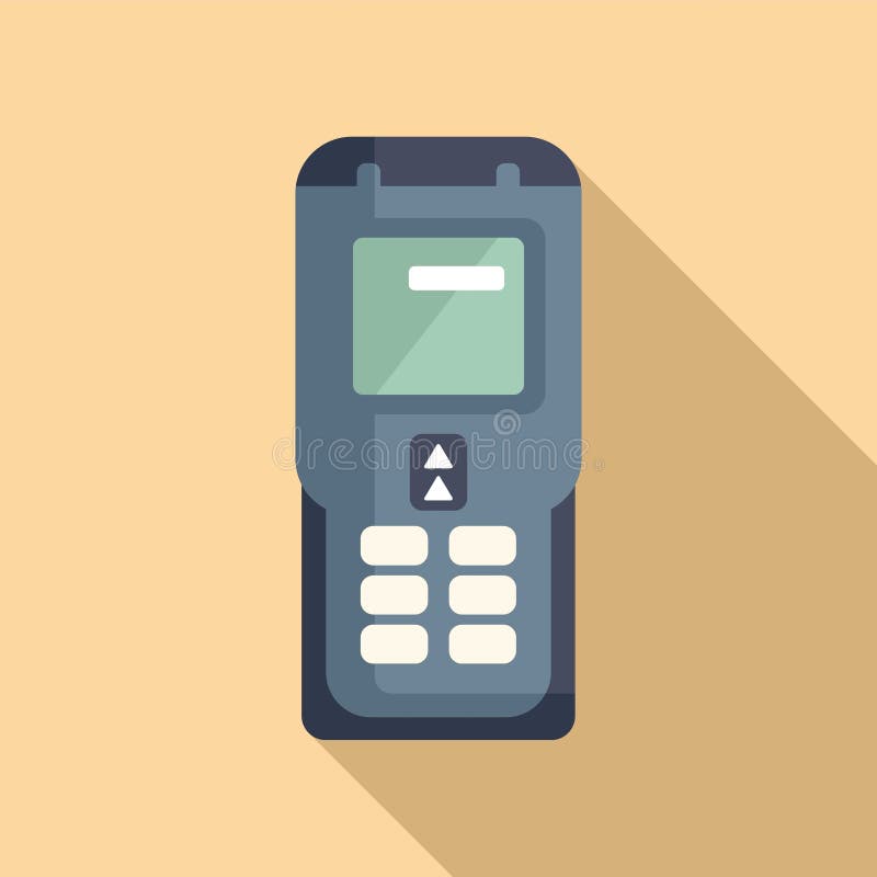 Handle Laser Meter Icon Flat Vector. Housing Sensor Stock Illustration ...