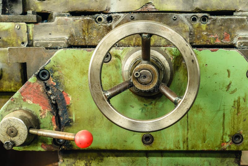 The Handle on the Lathe, Close-up Stock Photo - Image of plant, alone ...
