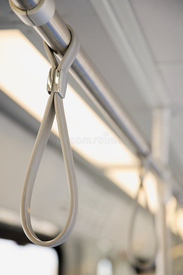 Handle on light rail stock image. Image of helpful, clean - 62807539