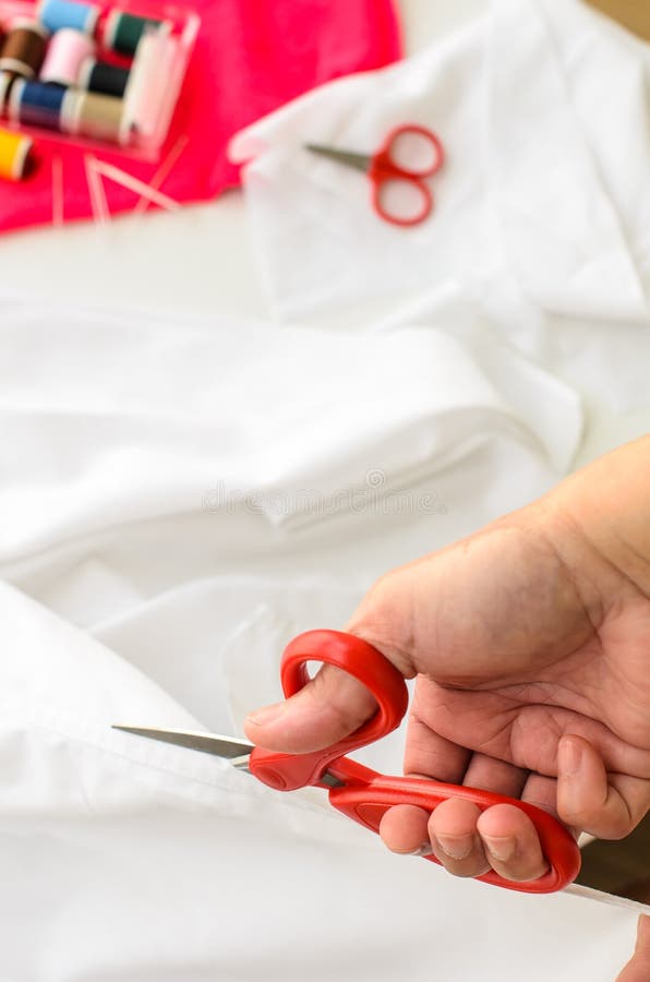 Handle Scissors are Cutting Stock Photo - Image of open, cutter: 51628656