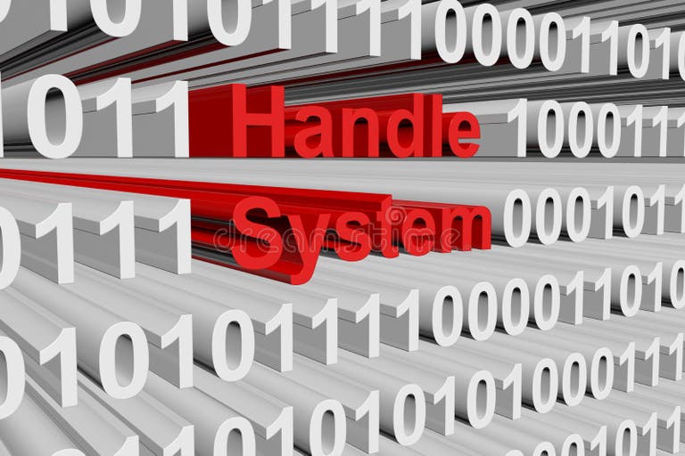 Handle System stock illustration. Illustration of identifier - 100697474