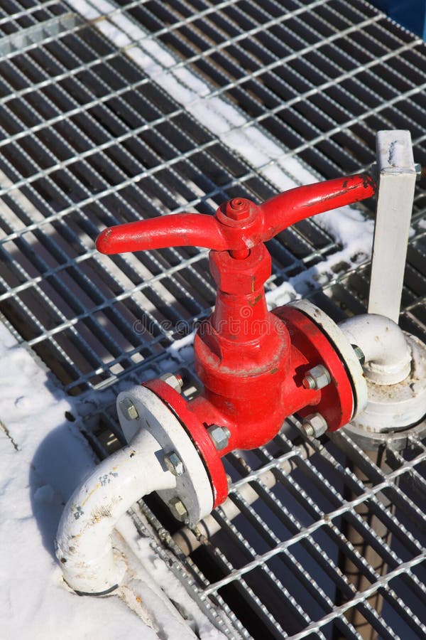 Handle valve and pipe stock image. Image of energy, iron - 27634107