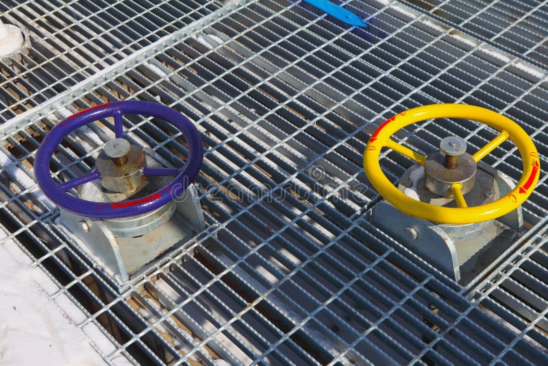 Handle valve and pipe stock image. Image of iron, aging - 27634169