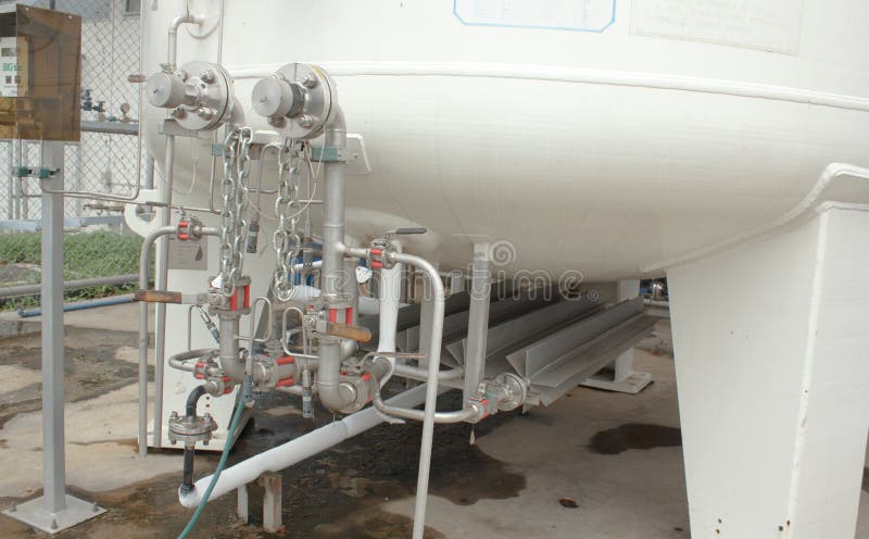 Handle Valve with Steel Pipe Stock Image - Image of industrial, factory ...