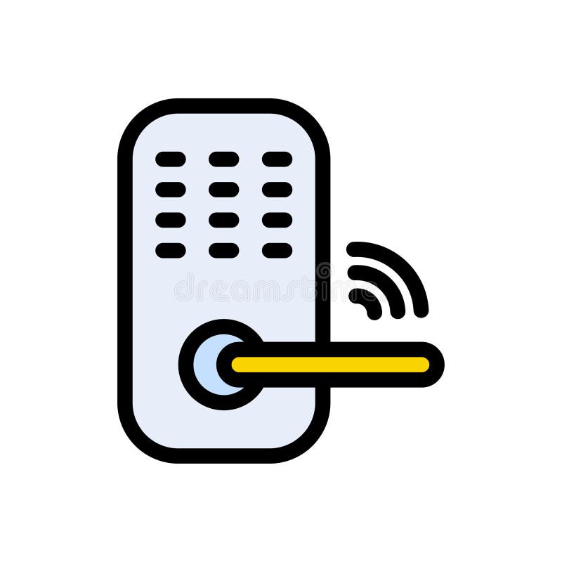 Handle Vector Color Line Icon Stock Vector - Illustration of line ...