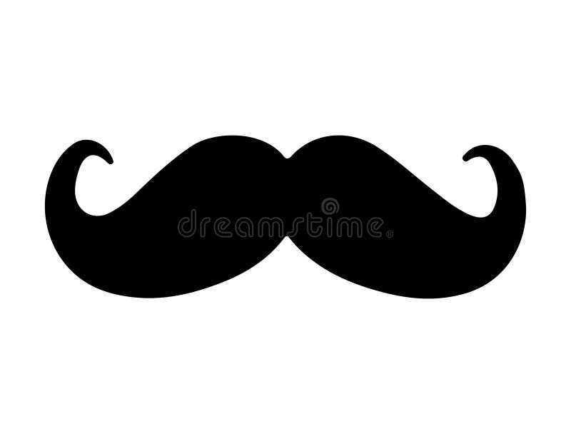 Curved Mustache Stock Illustrations – 120 Curved Mustache Stock ...