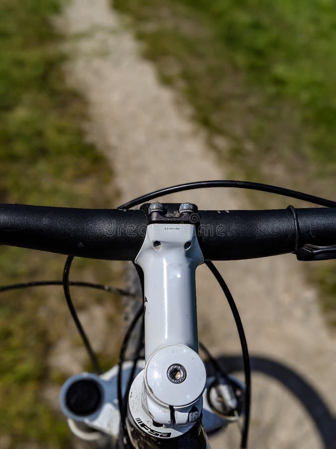 Handlebar Stem stock photo. Image of nature, track, fields - 148690506