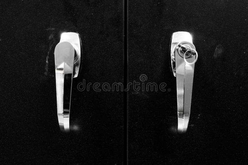 Handles black locker stock image. Image of metal, handle - 42671617