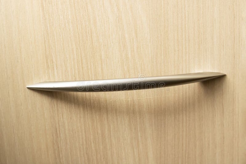 Handles on a Drawer on Wooden Table Stock Image - Image of furniture ...