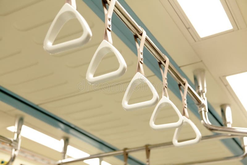 Handles for Standing Passenger Stock Photo - Image of metro, formosa ...