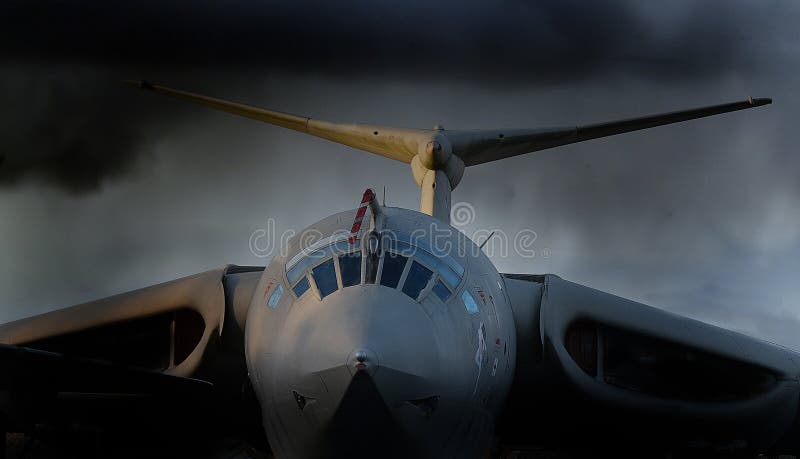 Elvington, York, Yorkshire, UK, March 2023. the Handley Page Victor is ...